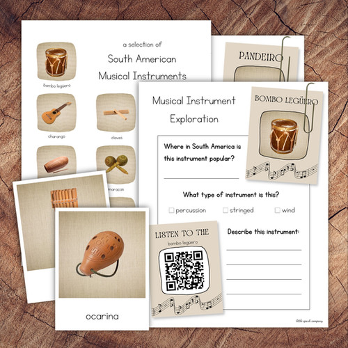 South American Musical Instruments Pack | Little Spark Company