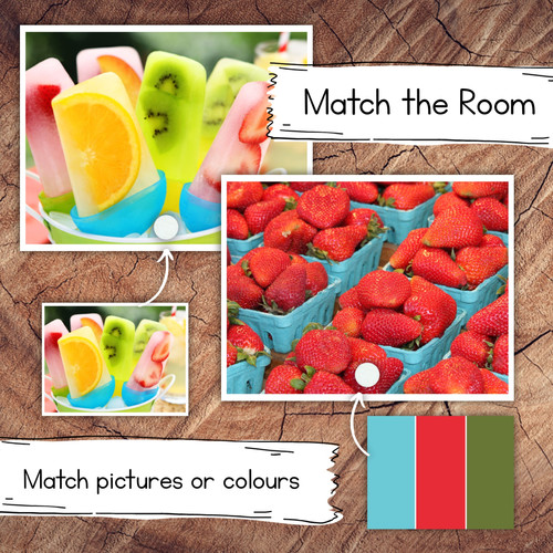 Summer Match the Room | Little Spark Company