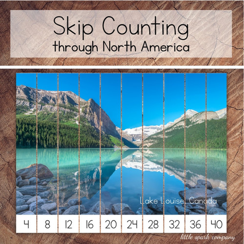 Skip Counting Through North America | Little Spark Company