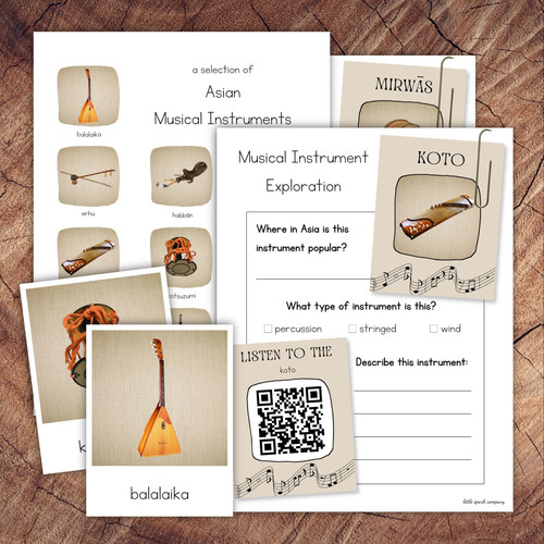 Asian Instruments Pack | Little Spark Company