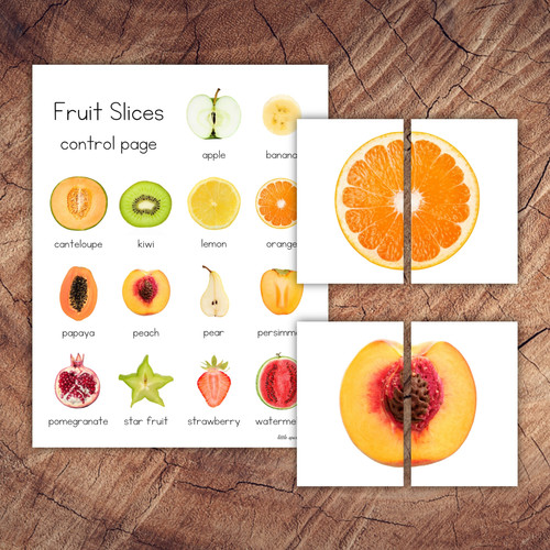 Fruits Symmetry Cards | Little Spark Company