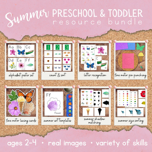 Summer Preschool & Toddler Resource Bundle | Little Spark Company
