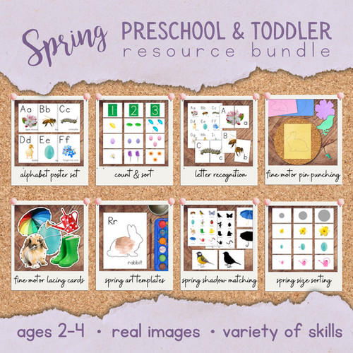 Spring Preschool & Toddler Resource Bundle | Little Spark Company