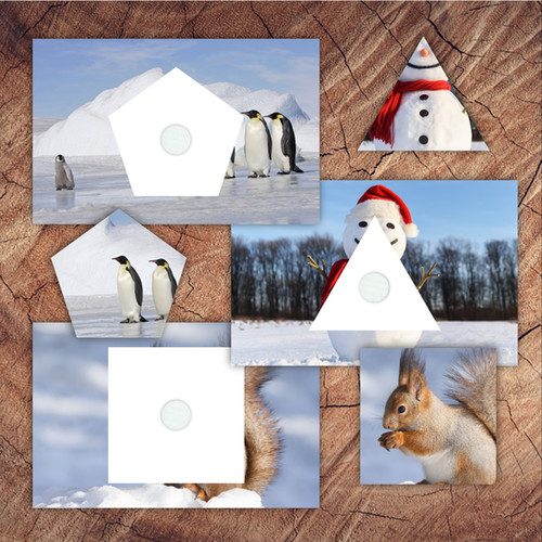 Winter Shapes Puzzles | Little Spark Company