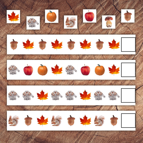 Autumn Pattern Strips | Little Spark Company