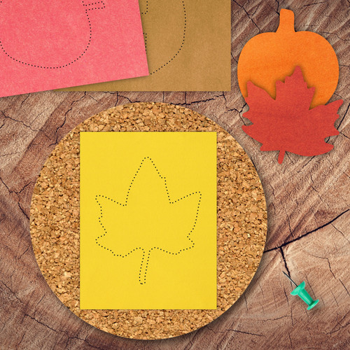 Autumn Pin Punching Cards | Little Spark Company