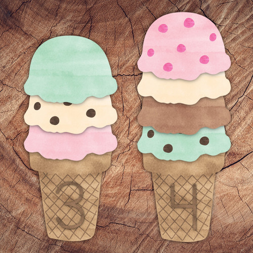 Ice Cream Scoop Counting 1-10 | Little Spark Company