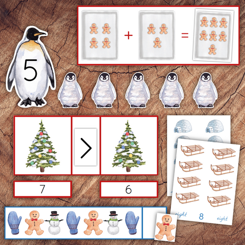 Winter Wonderland Preschool Math Bundle | Little Spark Company