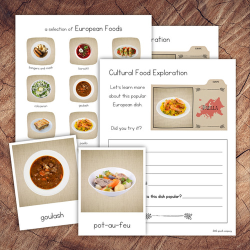 European Foods Pack | Little Spark Company