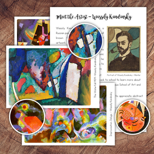 Wassily Kandinsky Art Card Set | Little Spark Company