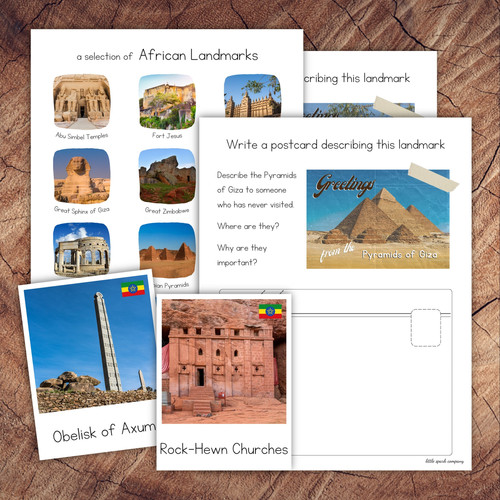 African Landmarks Pack | Little Spark Company