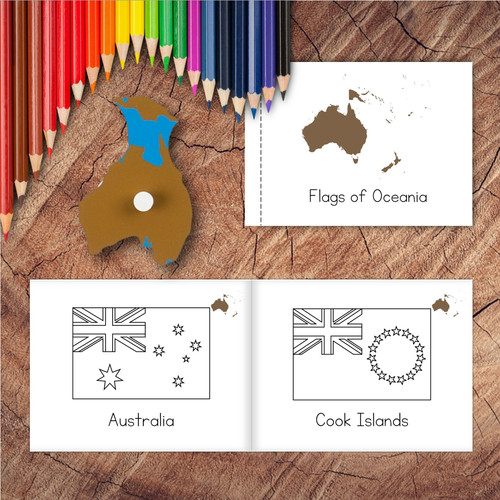 Flags of Oceania Booklet | Little Spark Company
