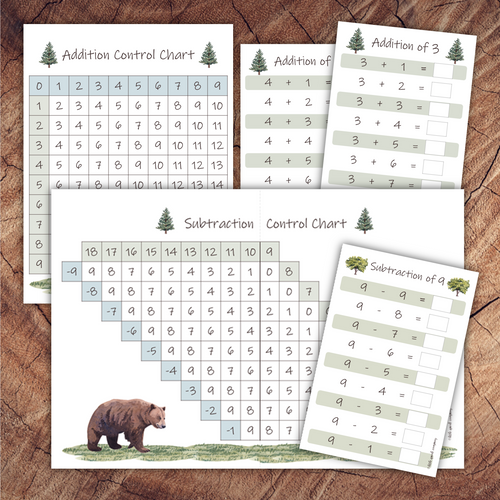 Forest Addition & Subtraction Mini Pack | Little Spark Company