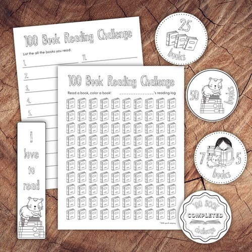 100 Book Reading Challenge | Little Spark Company