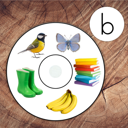 Letter Sound Wheels, Real Images | Little Spark Company