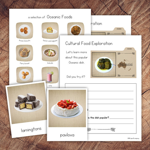 Oceania Foods Pack | Little Spark Company