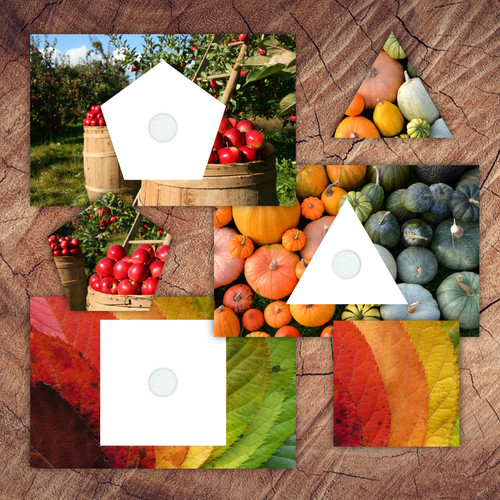 Autumn Shapes Puzzles | Little Spark Company