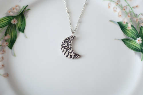 Nature Moon Pendant | Mud Lake Metals