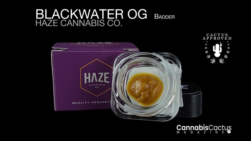 Blackwater OG Badder by Haze Cannabis Co.