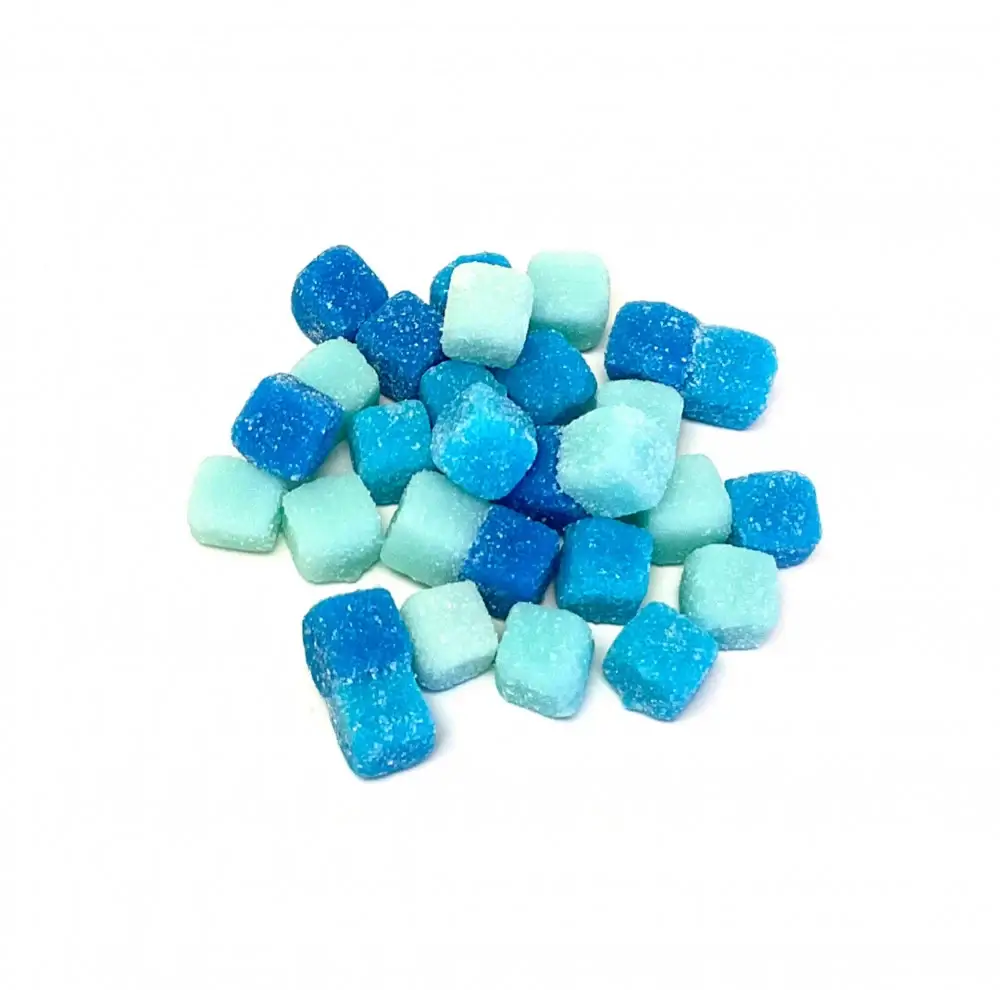 Warheads Blue Raspberry Cubes | The Candy Corner