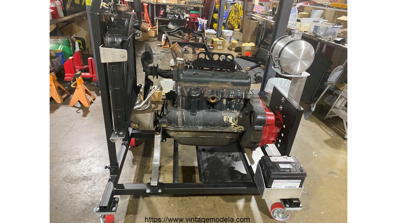 August Update on the Ford Model A Engine Run Stand
