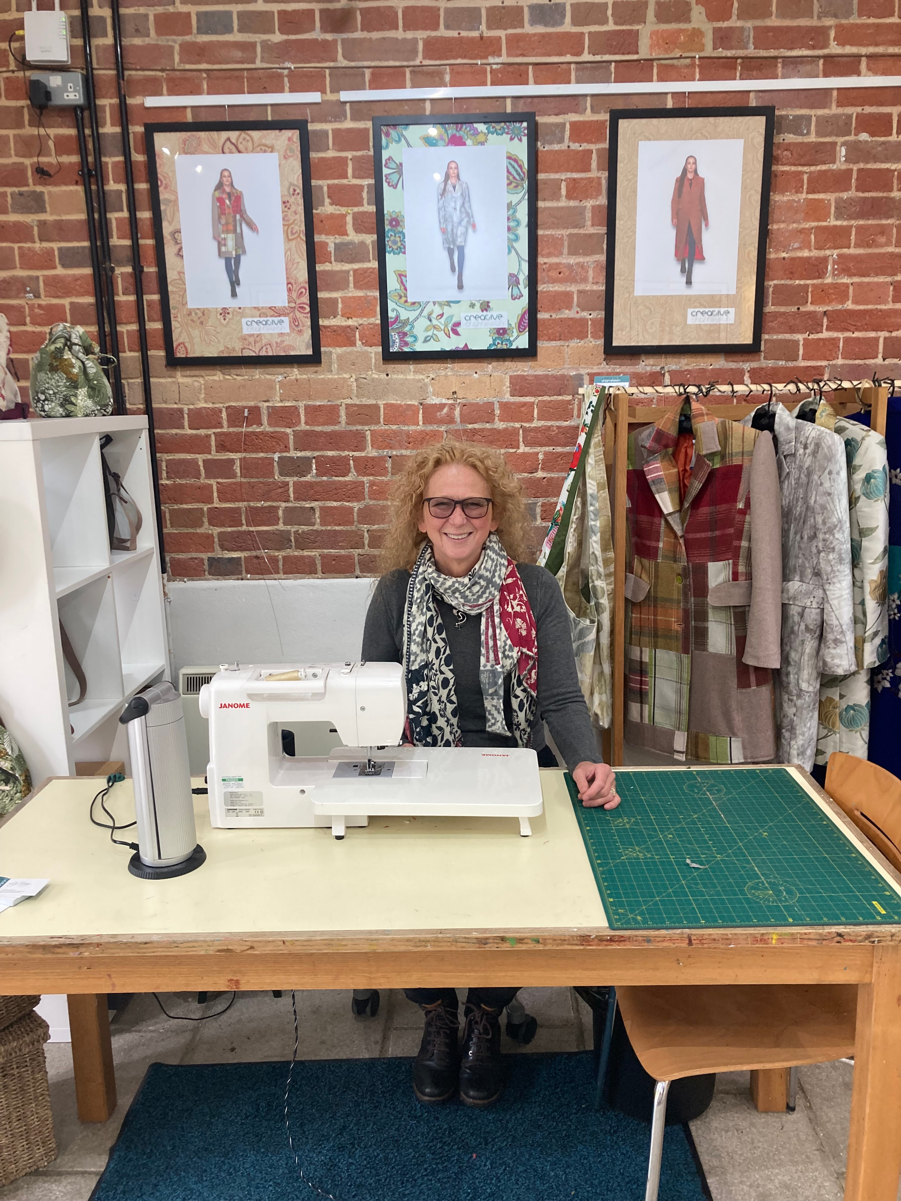 Liz King of 'Creative Chameleon' settles into her new studio space