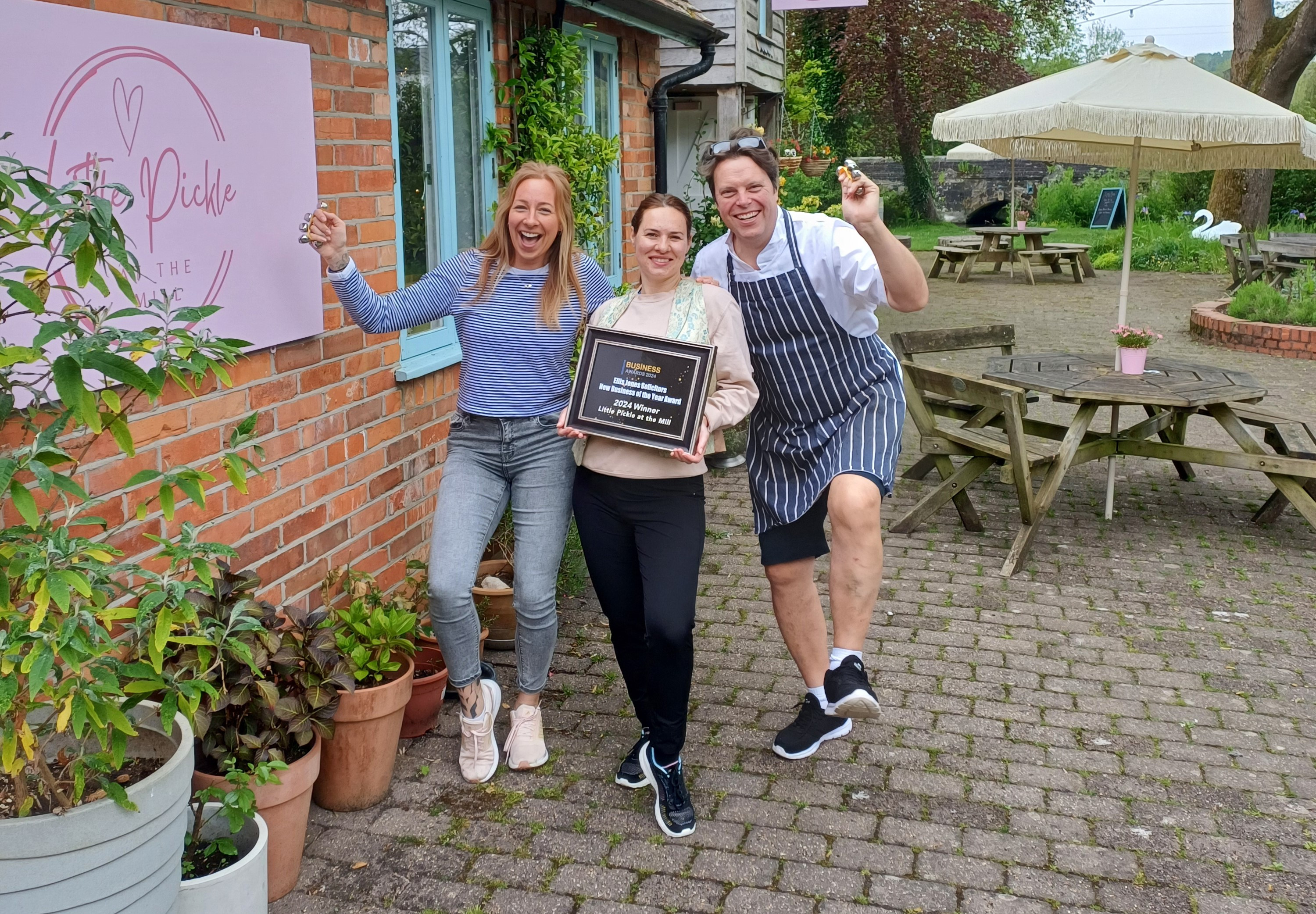 Our cafe Little Pickle at the Mill WIN at the Wimborne Business Awards