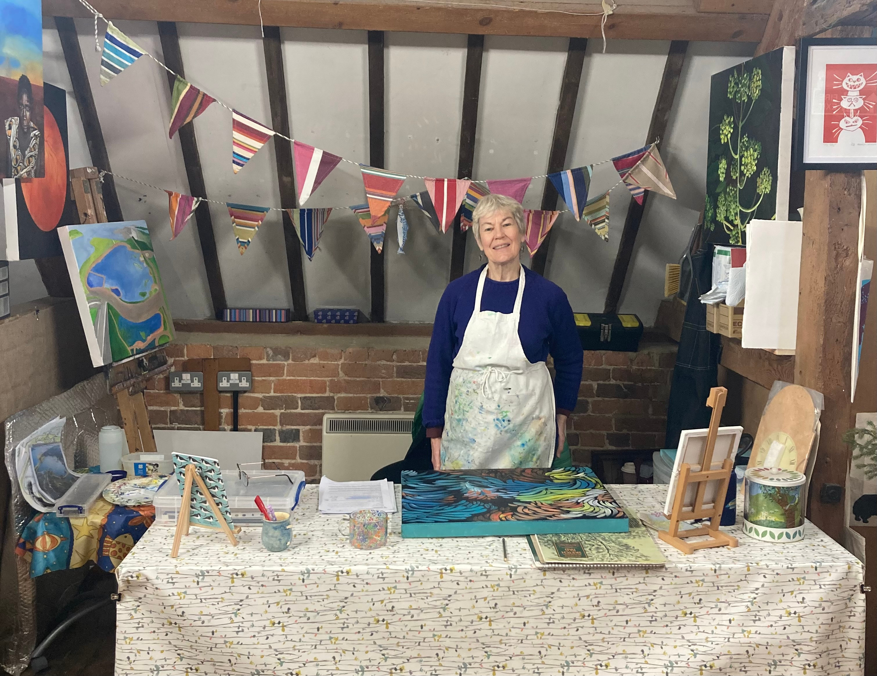 We welcome Maureen La Frenais as a maker to our loft studio space