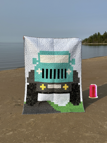 Duck, Duck, Beep- Jeep Off-road 4x4 Pixelated Quilt Pattern (Hardcopy ...