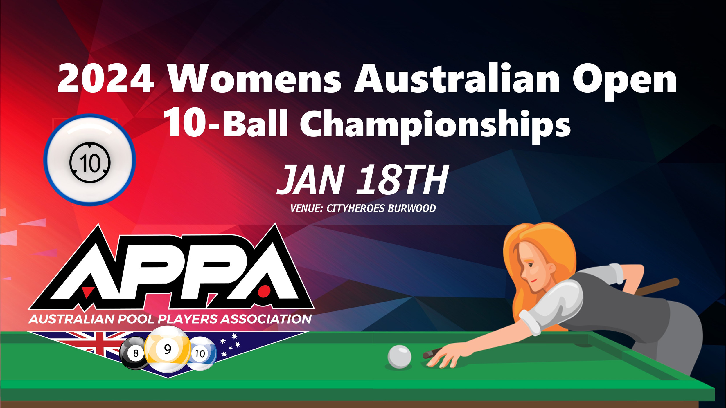 Womens Open 10-Ball 2024 | APPA