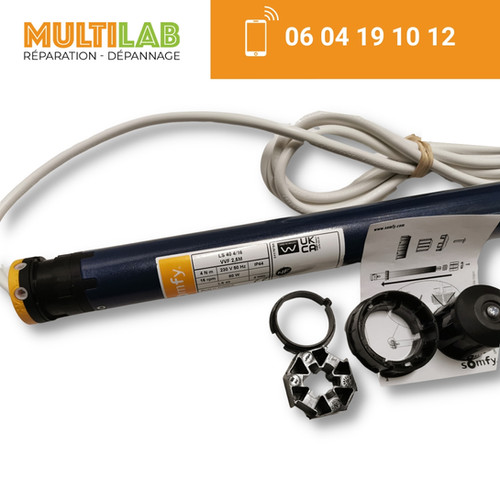 Moteur de volet roulant neuf SOMFY LS40 4/16 | Multilab