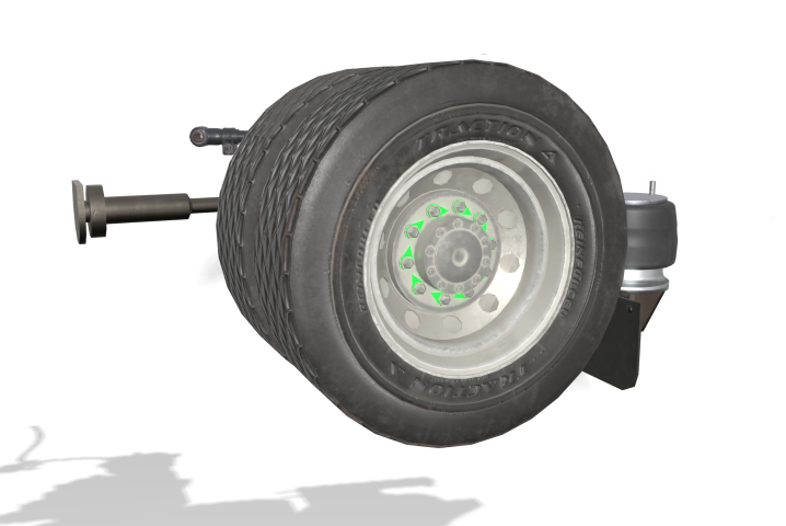 Rear Dual Wheel Axel | DoT