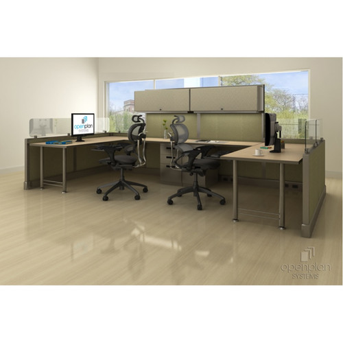 U-Shaped Panel Desking System 2 Pack | office-innovators