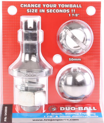 Trojan Duo Towball 1" Shank | Pro Bars