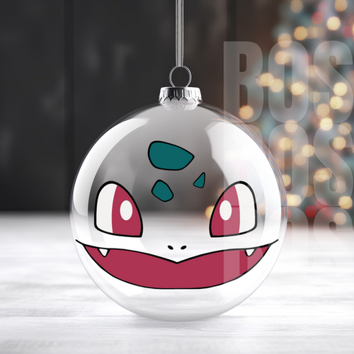 Bulbasaur - Christmas Ball UV DTF DECAL | BBW