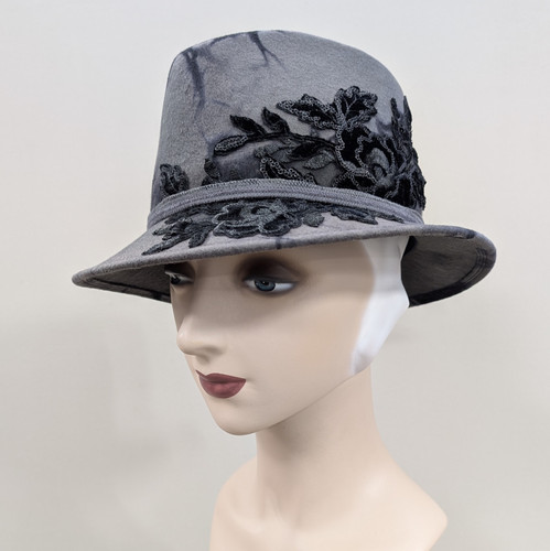 Rose Shadow Fedora | Ballard Millinery