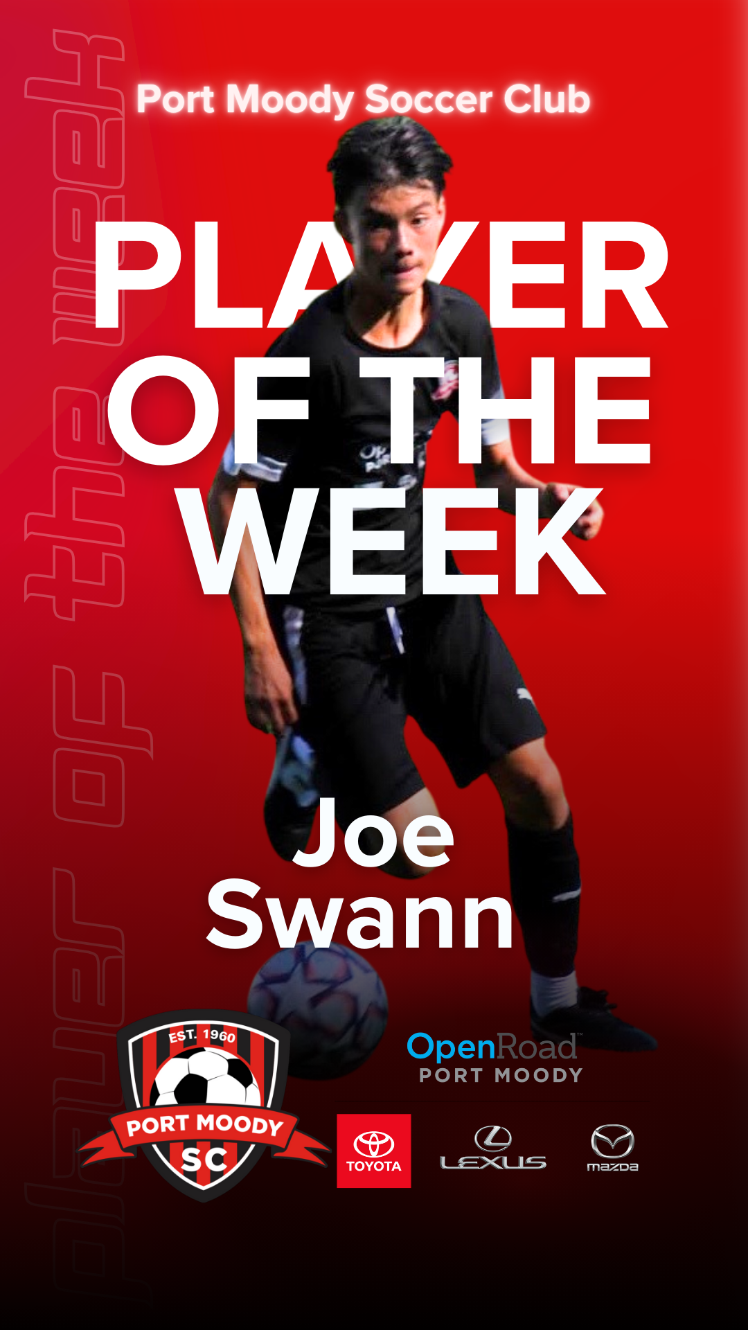 Joe Swann | Port Moody Soccer