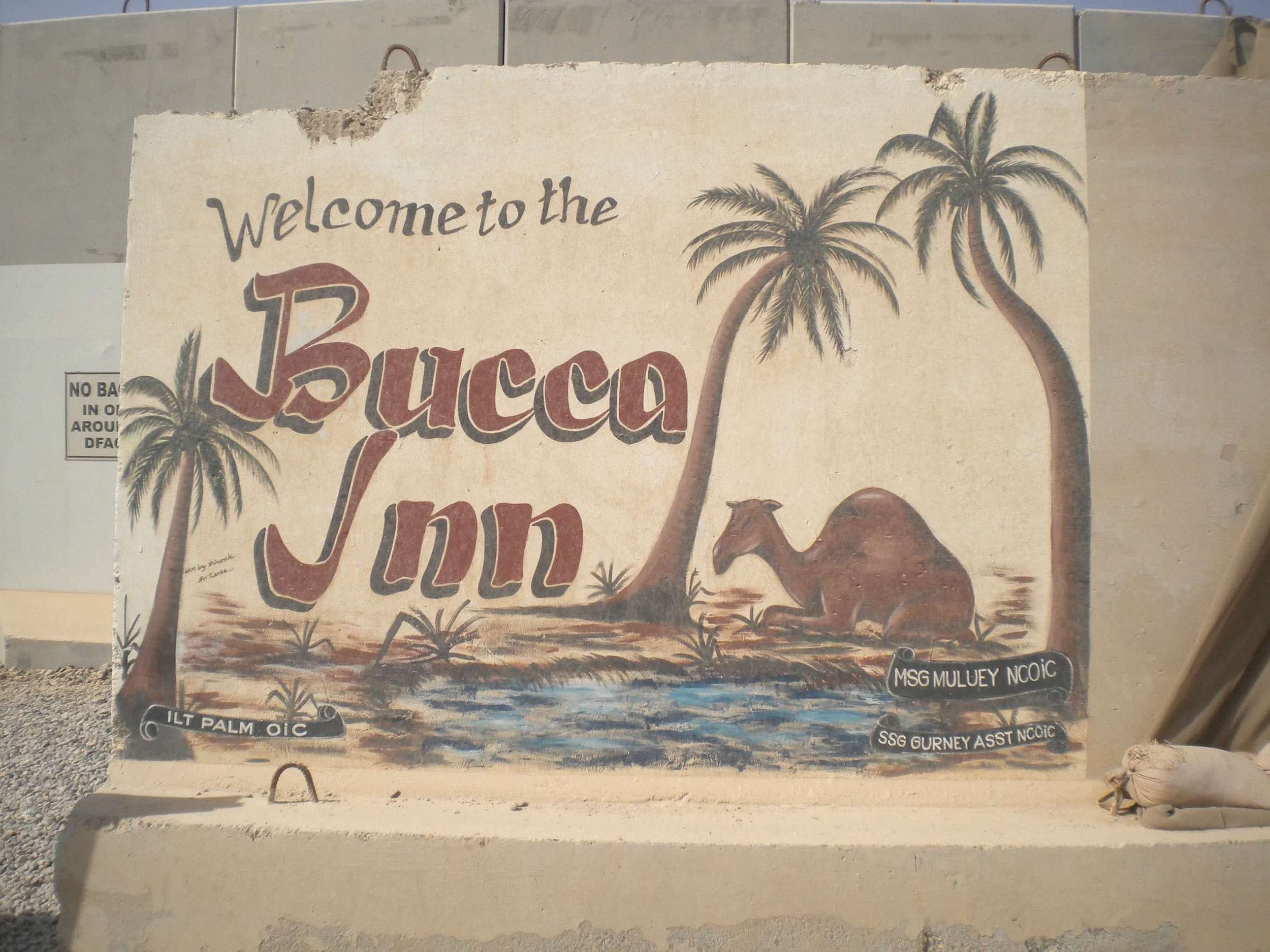 Troop Art of Camp Bucca Iraq 2010 | The War Murals Project