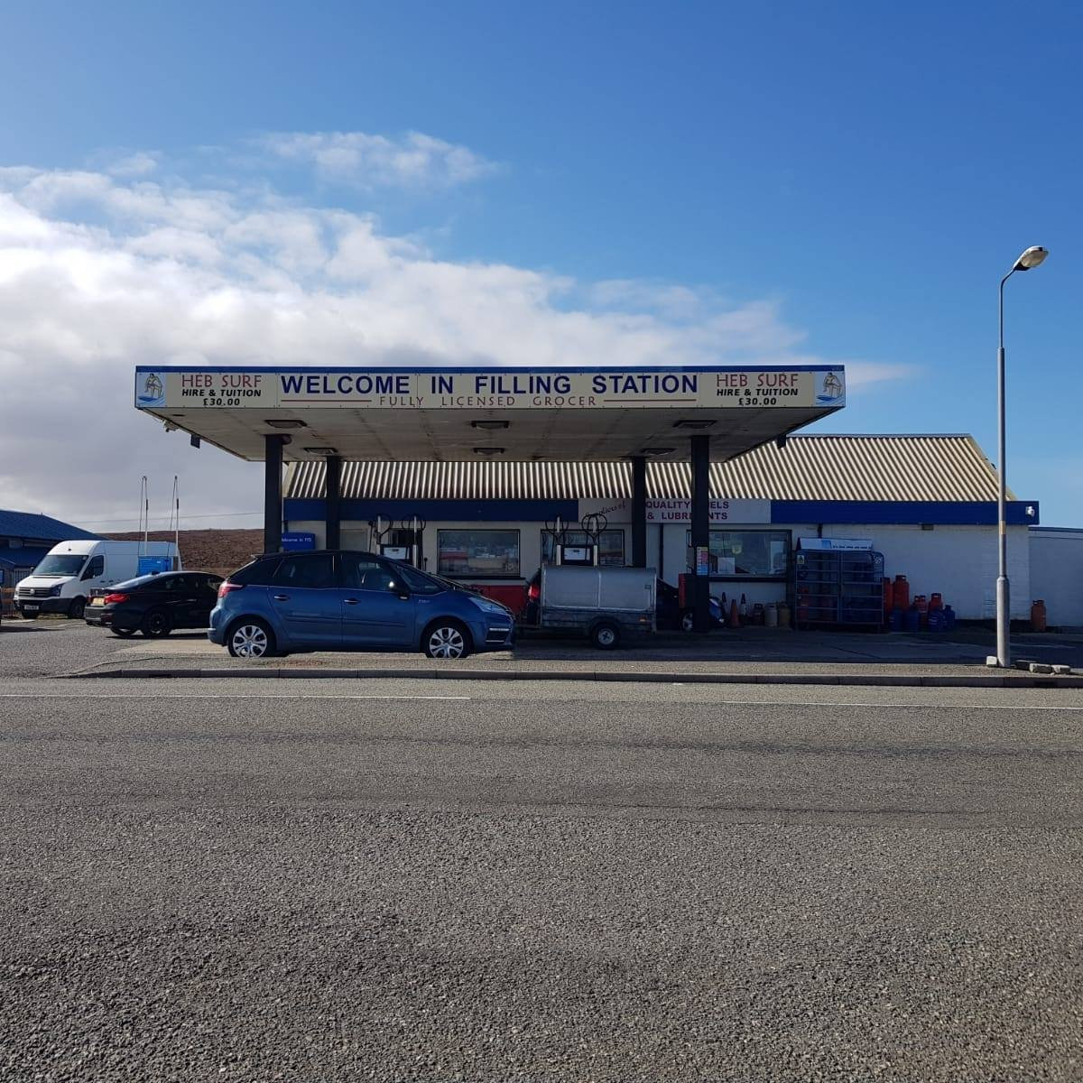 Welcome In Filling Station