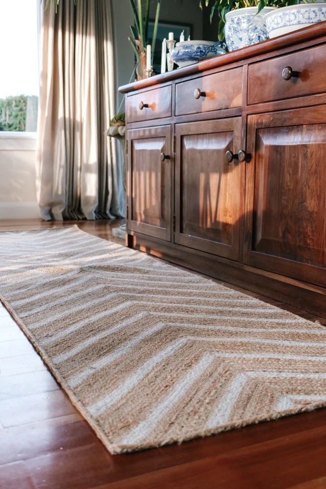SF Chevron Jute Runner | Norca Rug Co.