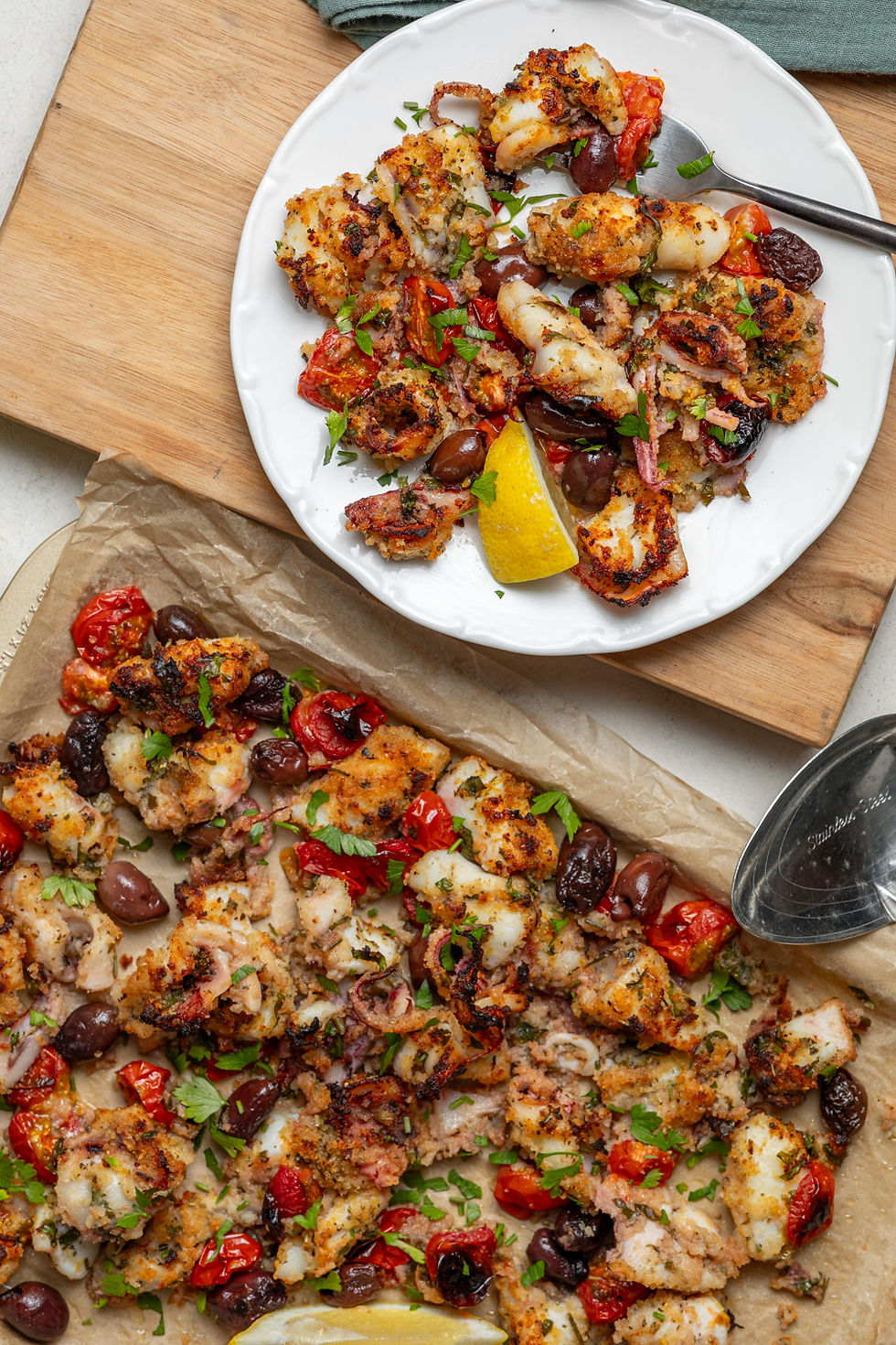 Italian Baked Calamari with Parmesan Crumb (gluten-free)| Create Cook ...