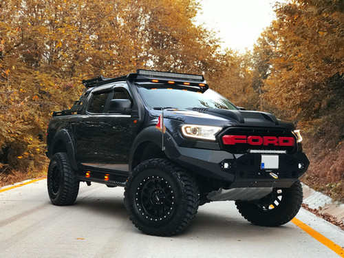 AQM4WD Ford Ranger Winch Style Front Bumper | Style my Ranger