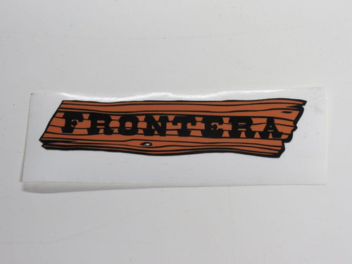 Frontera Decals | My Site