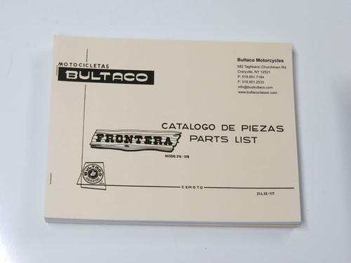 Frontera Parts Book | My Site