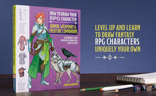 How to Draw Your RPG Character [book 2] (Signed Edition) | chrissabug