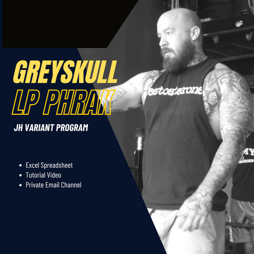 GreySkull LP JH Variant (KG & LBS) | Johnny Hazell