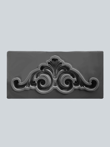 Silicone Mould - Centre Scroll Small | Belle Maison