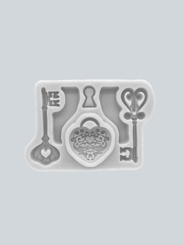 Silicone Mould - Lock and Keys | Belle Maison