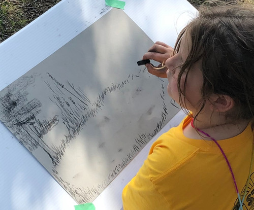 3/28 Charcoal Drawing for Littles with Sarah Hunt Frank ...