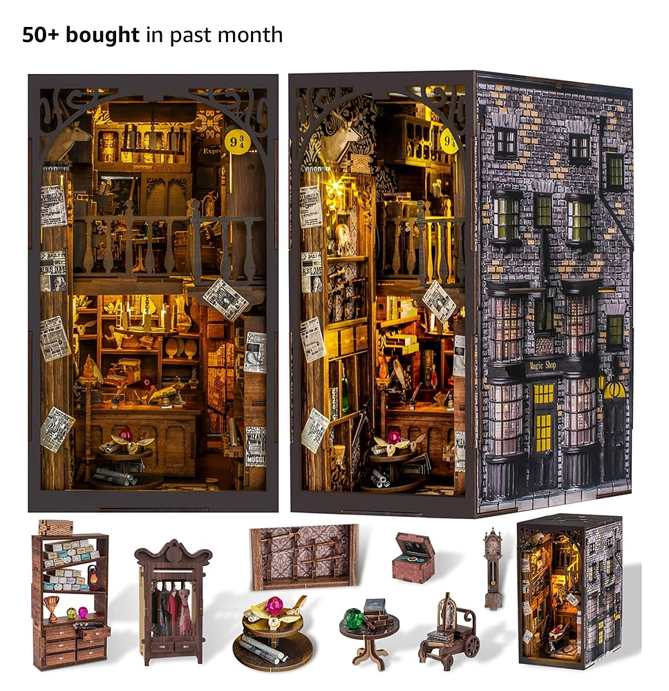 DIY mini book nook, new: $10/set